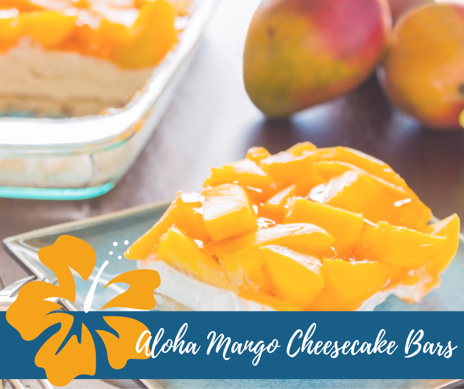 Aloha Mango Cheesecake Bars | Tastes of Aloha