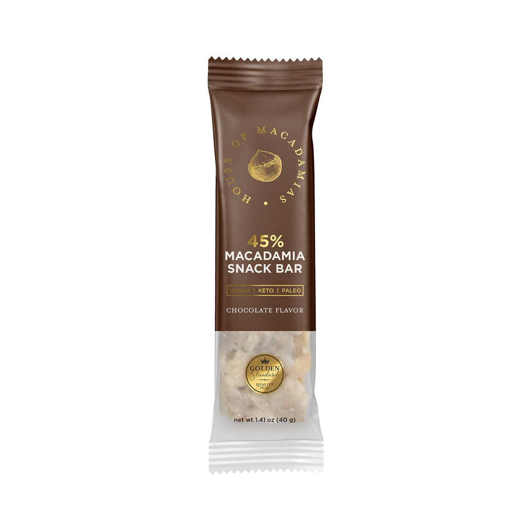 Chocolate Macadamia Nuts Snack Bar (12 Bars) | Tastes of Aloha