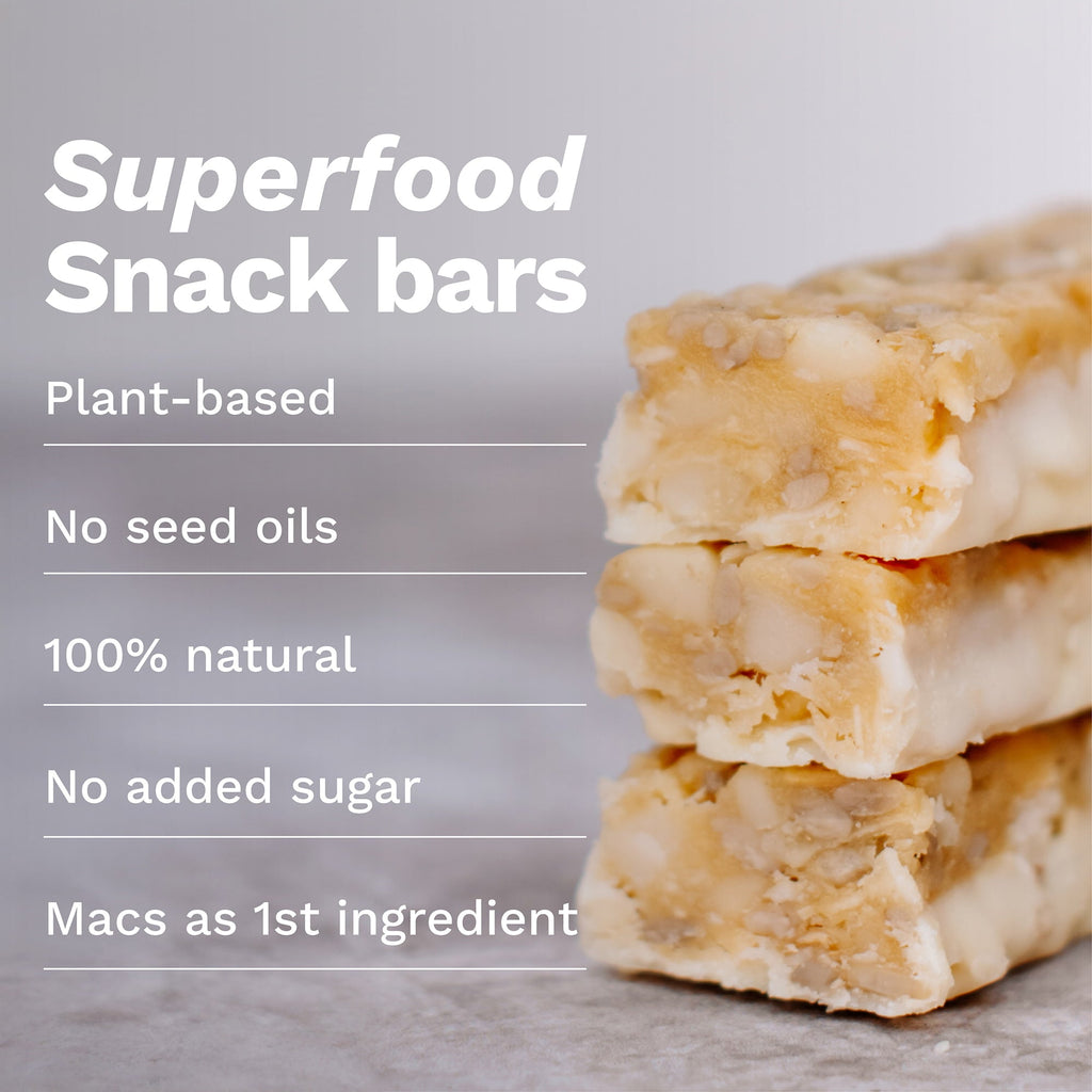 White Chocolate Macadamia Nut Snack Bar (12 Bars) | Tastes of Aloha