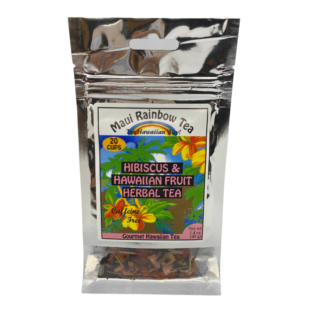 Maui Rainbow Tea Hibiscus & Hawaiian Fruit Herbal Tea | Tastes of Aloha