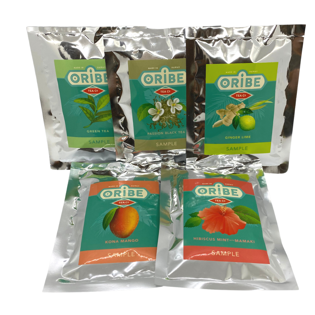 Oribe Tea Co. Cold Brew Tea Sampler Pack of 5 | Tastes of Aloha